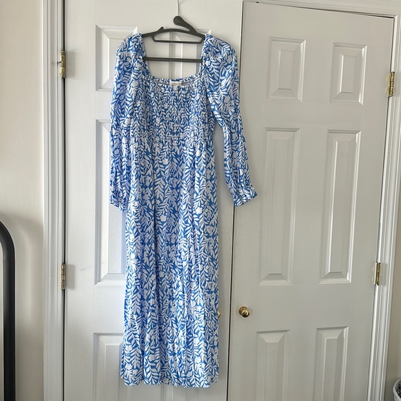 Sail to Sable | Dresses | Sail To Sable Floral Vine Print Square Neck ...
